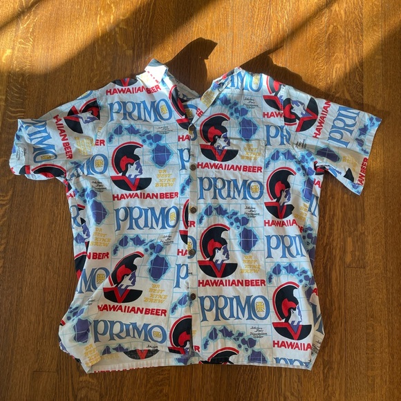 Primo | Shirts | Vintage Red White Or Blue Mens Primo Aloha Shirts ...